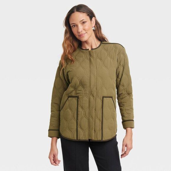 Knox Rose | Jackets & Coats | Knox Rose Knox Rose Womens Zipup Quilted ...